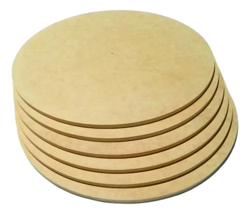 Círculo Mdf 34 Centímetrs De Diám, 6 Mm Grosor (12 Piezas) | Meses sin ...