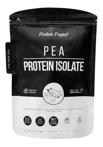 Pea Protein Isolate 908 Gr Protein Project - Proteina Vegana Pea Protein Isolate 908 Gr Protein Project - Proteina Vegana