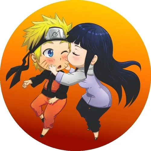 Painel Redondo Em Lona Medindo 1x1. Naruto Hinata Cute | Parcelamento ... Painel Redondo Em Lona Medindo 1x1. Naruto Hinata Cute | Parcelamento ...