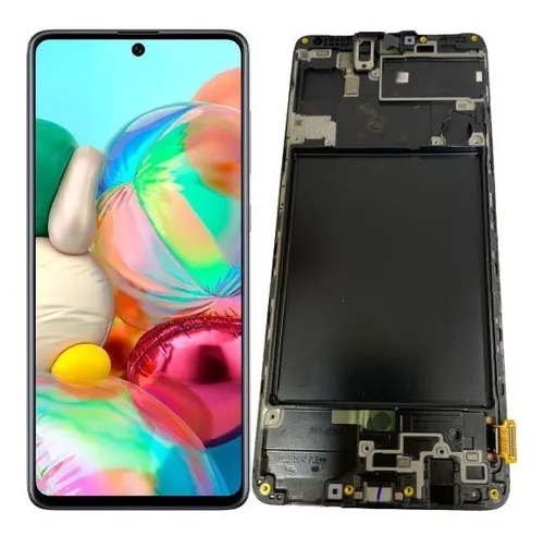 Display Tela Touch Lcd Frontal Para Galaxy A71 Nacional Aro Display Tela Touch Lcd Frontal Para Galaxy A71 Nacional Aro