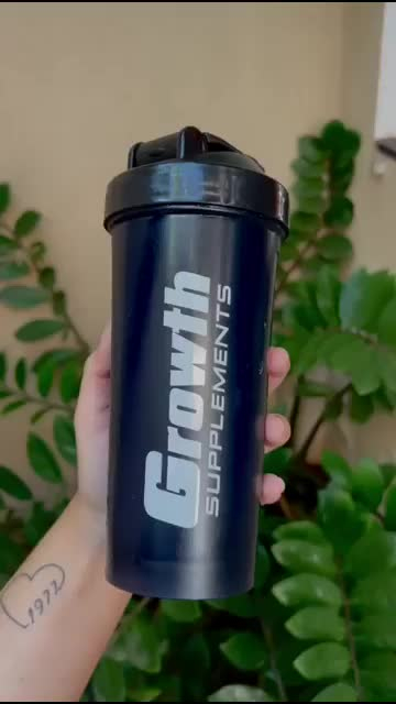 Coqueteleira Academia Garrafa Whey Squeeze 600ml - Growth | MercadoLivre