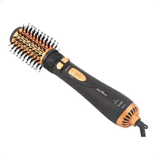 Escova Rotativa Secadora Giratoria De Cabelo 3 Temperaturas Frete Grátis