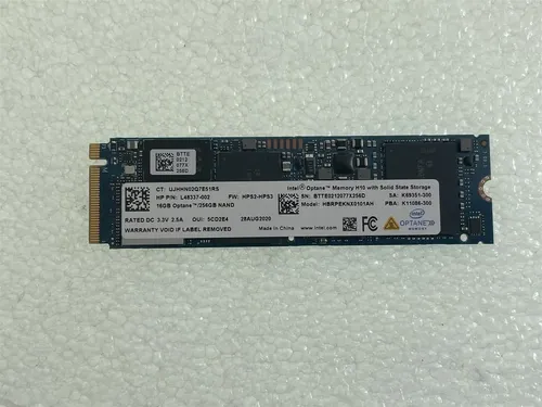 Disco Solido Ssd Intel Optane H10 256gb M.2 2280 Original Azul ...