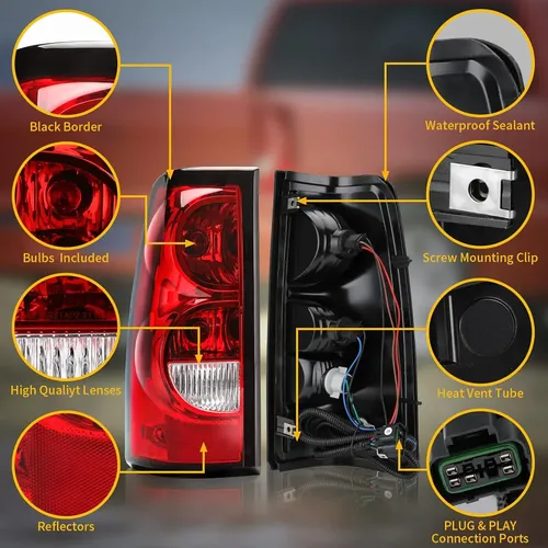 Calaveras Para Chevrolet Silverado 2003 2004 2005 2006 | Envío gratis