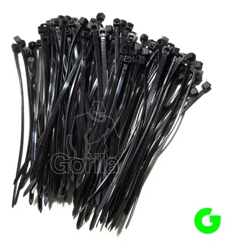 Kit de abrazos de nailon con paquete de 10 unidades, 2,5 x 150, negro ... Kit de abrazos de nailon con paquete de 10 unidades, 2,5 x 150, negro ...