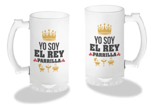 Tarro Cervecero, Frase Yo Soy El Rey De La Parrilla, 16oz | MercadoLibre Tarro Cervecero, Frase Yo Soy El Rey De La Parrilla, 16oz | MercadoLibre