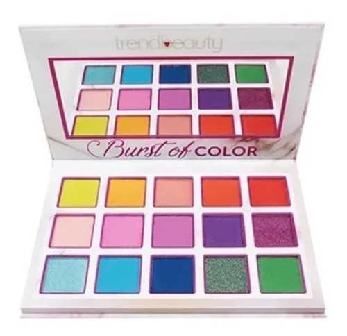 Paleta De Sombras Burst Of Color De Trend Beauty Color De La Sombra