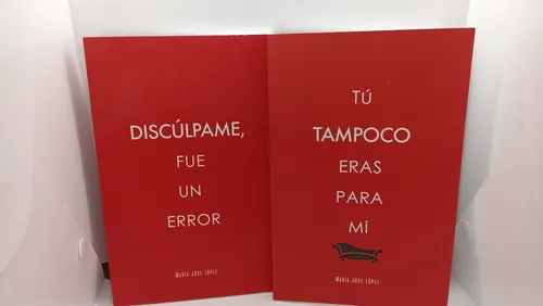 Pack Discúlpame Fue Un Error- Tú Tampoco Eras Para Mí | Cuotas sin interés Pack Discúlpame Fue Un Error- Tú Tampoco Eras Para Mí | Cuotas sin interés