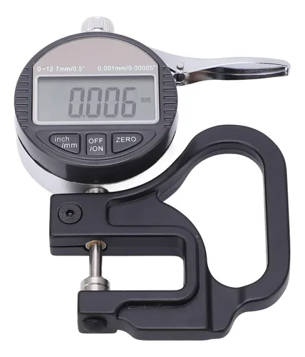 Medidor Calibrador De Espesor Digital 12 7mm 0 001mm Cuotas Sin Interés