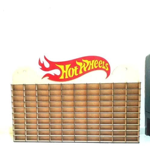 Exhibidor Repisa Para Hot Wheels 100 Pzs Con Logo Pintado En Venta En