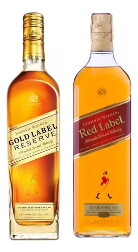 Combo Whisky Red Label 1l + Gold Label 750ml | Frete grátis Combo Whisky Red Label 1l + Gold Label 750ml | Frete grátis
