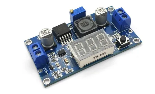 Regulador De Tensão Ajustável Lm2596 Dc Dc Display Step Down