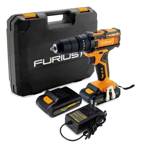 Taladro Rotomartillo Inalámbrico 1/2 Pulg 21V Furius Fcd21 + 2 baterias ... Taladro Rotomartillo Inalámbrico 1/2 Pulg 21V Furius Fcd21 + 2 baterias ...