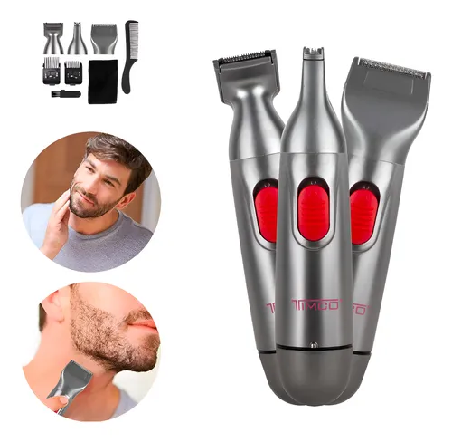 Rasuradora Eléctrica Timco® Trimmer Para Barba Y Nariz X 48 Plata ...