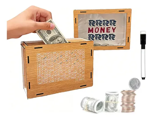 Beboki® 1PC Alcancía Caja De Ahorro Reto Objetivo Dinero Para Hucha De ...
