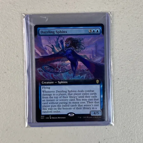 Dazzling Sphinx Extended Art Commander 2021 Mtg Tcg | MercadoLibre