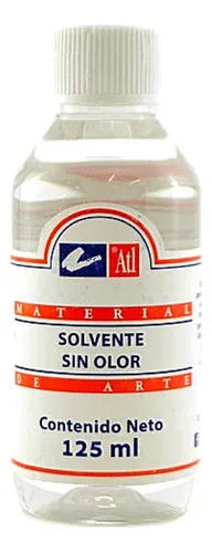 Solvente Sin Olor Atl 125ml Medio Pintura Oleo Limpiador