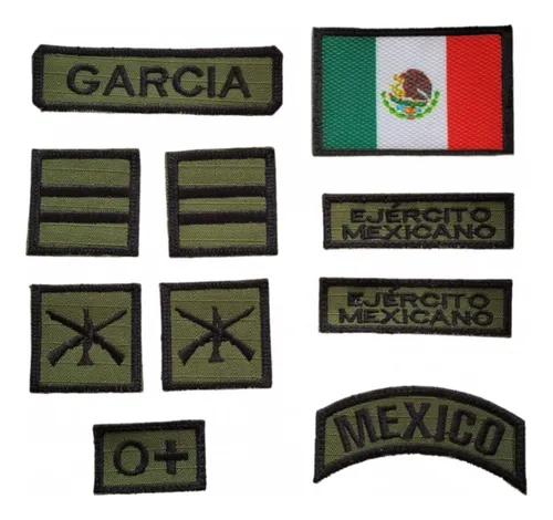 Pack De Parches Ejercito Mexicano | MercadoLibre