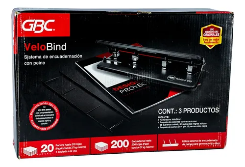 Kit De Encuadernacion Gbc Velobind | Meses sin interés