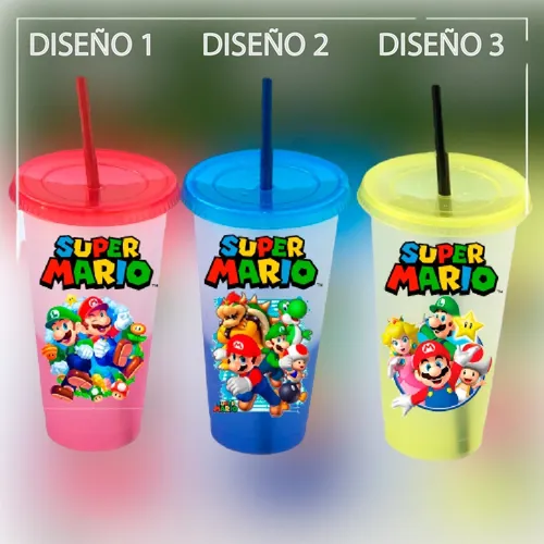 50 Vasos Mágico Cambia Color Con Agua Fria Tematica A Elegir Envío Gratis
