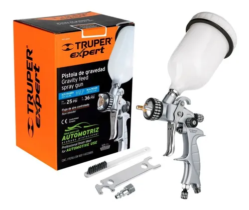 Pistola P/pintar Gravedad Hvlp Vaso Plástico, 1.4 Mm, Expert