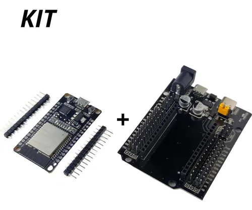 Kit Esp32 Devkit Wroom + Tarjeta Expansion 30pin Shield | MercadoLibre Kit Esp32 Devkit Wroom + Tarjeta Expansion 30pin Shield | MercadoLibre