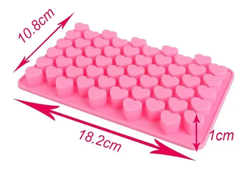 Molde De Silicon Corazones Miniatura Gomitas Chocolates En Venta En