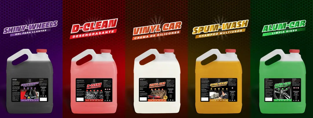 Kit Autopro: Desengrasante Automotriz 4lt Rojo + Limpia Rines ...