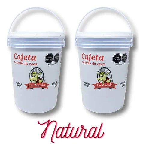 Cajeta La Zagala Cubeta 13 Kgs Paquete 2 Cubetas