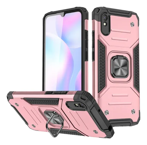 Funda Xiaomi Redmi 9a Cristal Templado 9d Meses Sin Interés