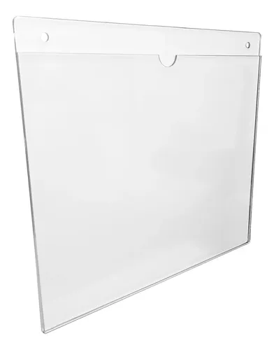 Porta Hojas De Acrílico 2mm Carta Horizontal (40 Pzas) | Envío gratis