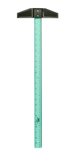 Regla T Baco Fija Escolar 60cm C Graduación S Bisel Rt0 V Meses Sin