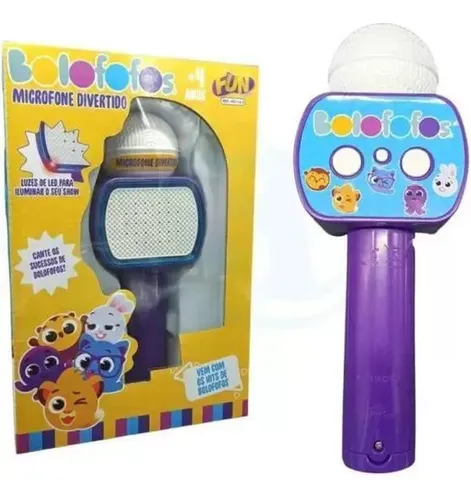 Microfone Divertido Bolofofos Fun F01160 - 23 Cm | Parcelamento sem juros