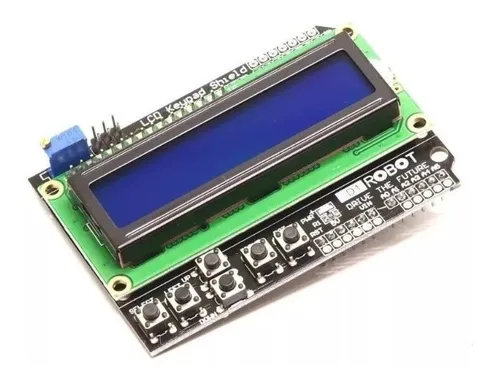 Shield Display Lcd 1602 Azul Con Pulsadores Botones Arduino en venta en ... Shield Display Lcd 1602 Azul Con Pulsadores Botones Arduino en venta en ...