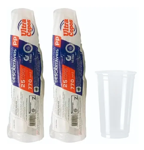 Copo 770ml Descartável Pp Chopp Drink Liso C/50 Unidad Copão ... Copo 770ml Descartável Pp Chopp Drink Liso C/50 Unidad Copão ...