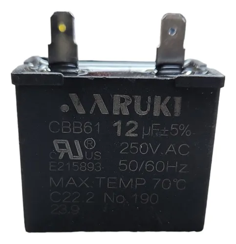 Capacitor Encapsulado 12uf Para Refrigerador Y Abanico | Meses sin interés