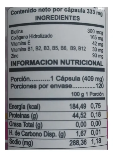 Suplemento Aura Vitalis Suplementos Biotina Ultra - cápsula | MercadoLibre Suplemento Aura Vitalis Suplementos Biotina Ultra - cápsula | MercadoLibre