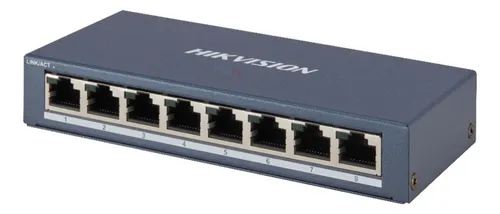 Switch Poe Hikvision 8 Puertos Gigabit 60w | Cuotas sin interés