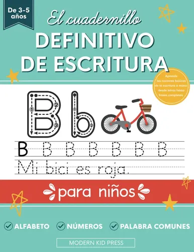 Libro : El Cuadernillo Definitivo De Escritura Para Niños. | Envío gratis
