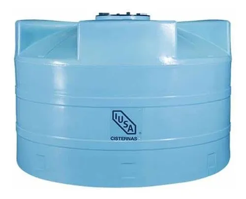 Tinaco Para Agua Iusa 369032 Vertical Polietileno 5000l Celeste De 154