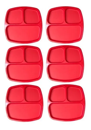 6 Pz Plato Plástico Polipropileno Cuadrado Con Divisiones en venta en ... 6 Pz Plato Plástico Polipropileno Cuadrado Con Divisiones en venta en ...