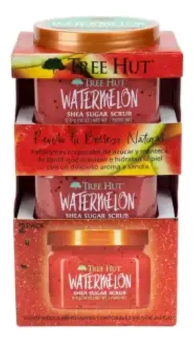 Exfoliante Corporal Watermelon Tree Hut 2 Pack Oferta Envío Gratis