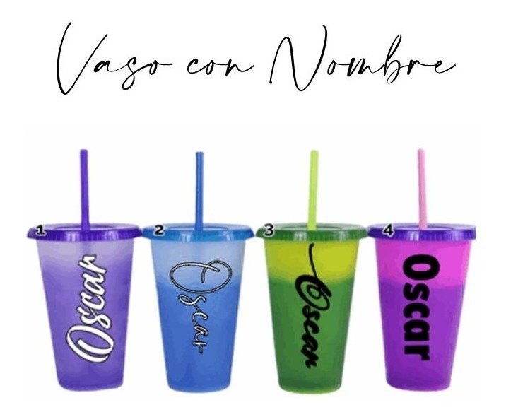 17 Vasos Mágicos Personalizados Con Personaje Y Nombre Envío Gratis