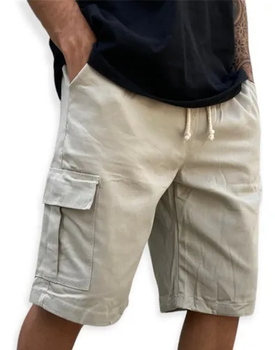 Bermuda Cargo Masculina Skate Larga Short C Elástico Adulto Mercadolivre