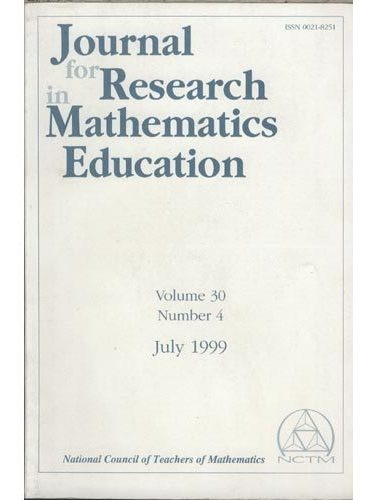 Journal For Research In Mathematics Education Volume 30 | Parcelamento ...