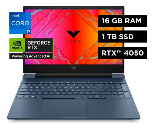Notebook Hp Victus 15-fa1097la Intel Core i7 16GB RTX4050 (Nuevo con ...