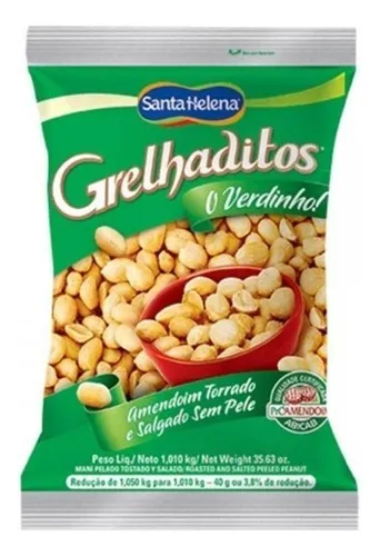 Amendoim Grelhaditos Sem Pele - Kit 4 Pacotes De 1,01kg | Parcelamento ... Amendoim Grelhaditos Sem Pele - Kit 4 Pacotes De 1,01kg | Parcelamento ...