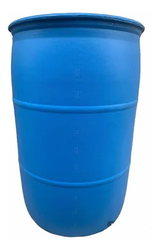 Tambo Contenedor De Plástico Azul 200lt (Reacondicionado) | Envío gratis