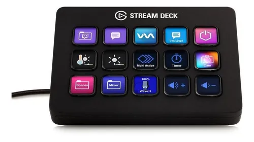 Stream Deck Mk.2 Elgato - Usb-c Removível, 15 Teclas Lcd | Parcelamento ... Stream Deck Mk.2 Elgato - Usb-c Removível, 15 Teclas Lcd | Parcelamento ...