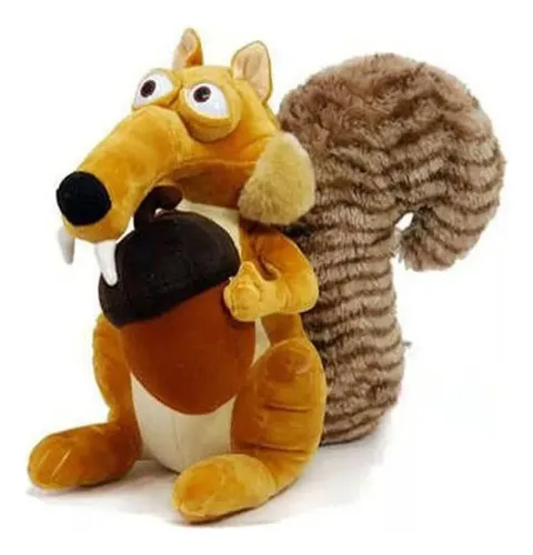 Esquilo Era Do Gelo Ice Age Scrat Pelúcia Boneco 18cm Parcelamento Sem Juros